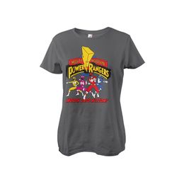 Power Rangers Shirt "Morph Into Action Girly Tee" in Grau | Gr.: XL