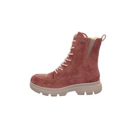 Legero Stiefelette Schn&uuml;rstiefel in rot | Gr.: 39