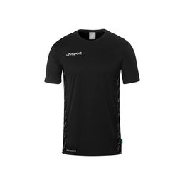 Uhlsport Trainings-T-Shirt Progressive 28 Poly Kids in schwarz | Gr.: 152