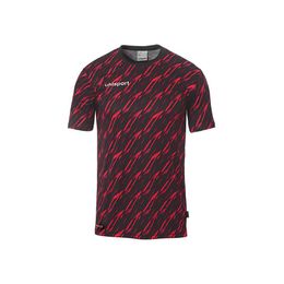 Uhlsport Trainings-T-Shirt Progressive 28 Kids in schwarz/rot | Gr.: 116