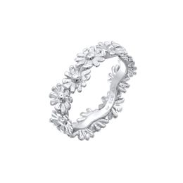 Elli Ring 925 Sterling Silber Blume in Silber | Gr.: 58