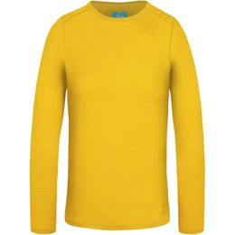 Normani Outdoor Sports Kinder Merino Langarm Broome in Gelb | Gr.: 170/176