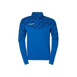 Uhlsport 1/4 ZIP TOP Progressive 28 in azurblau | Gr.: L