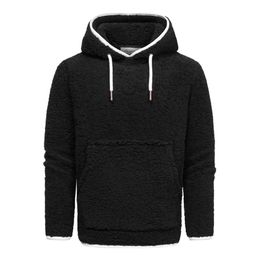 Amaci&Sons Amaci&Sons Kapuzenpullover SUNNYVALE in Schwarz | Gr.: XL