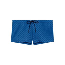 HOM Badehose Swim Shorts Hendaye in blue print | Gr.: XXL
