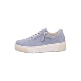 Gabor Comfort Sportliche Schn&uuml;rschuhe in Blau | Gr.: 38,5
