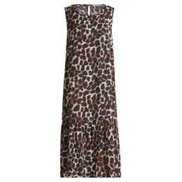 BETTY & CO BETTY & CO Stufenkleid im Leo-Look in Brown/Nature | Gr.: 38