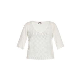 Sidona Damen Pullover in Wollweiss | Gr.: M