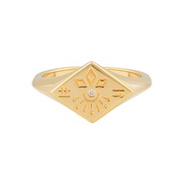 CAI ca&iuml; 925/- Sterling Silber in gelb | Gr.: 52