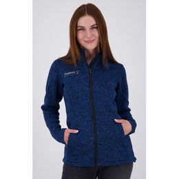 DEPROC Active Strickfleecejacke ELKFORD in Blau | Gr.: 36