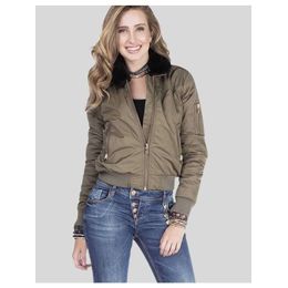 Cipo & Baxx Cipo & Baxx Jacke in KHAKI | Gr.: L