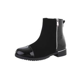 Ital-Design Stiefelette in Schwarz | Gr.: 39