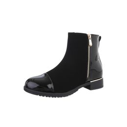Ital-Design Stiefelette in Schwarz | Gr.: 38