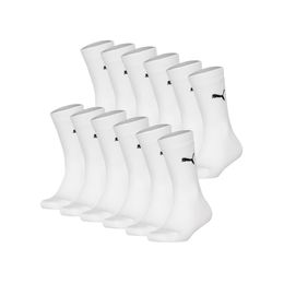 Puma Socken 12er Pack in Wei&szlig; | Gr.: 27-30