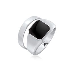 Kuzzoi Ring 925 Sterling Silber Siegelring, Ring Set in Silber | Gr.: 64