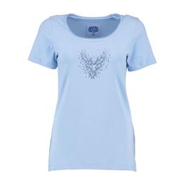 OS-Trachten T-Shirt Wimporo in hellblau/bleu-hellblau/bleu | Gr.: XXL