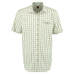 OS-Trachten Trachtenhemd Itunon in khaki/schlamm | Gr.: 41/42