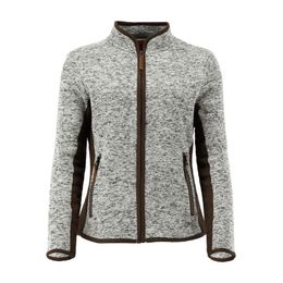 Tom Collins Strickfleecejacke Detit in mittelgrau | Gr.: 54