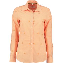 OS-Trachten Trachtenbluse Oloni in orange | Gr.: 50