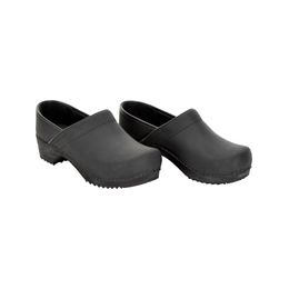 Sanita Comfortwear Clog "Wood-Julie Closed" in Schwarz | Gr.: 37