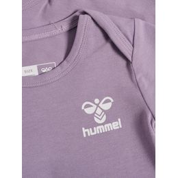 Hummel Druckknopf Strampler Hmlkrista M&auml;dchen in PURPLE ASH | Gr.: 68