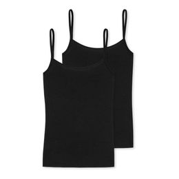 Schiesser Spaghettitop Modal Essentials in Schwarz | Gr.: 42