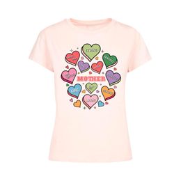 F4NT4STIC Box Tee Muttertag Mama Herzen in pink | Gr.: XXL