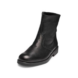 vitaform Hirschleder Stiefeletten in schwarz | Gr.: 39