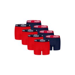 Puma Boxershorts BOYS EVERYDAY BASIC BOXER 8P in Red / Blue | Gr.: 176