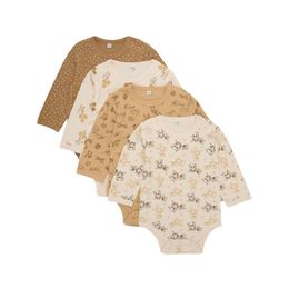 Pippi Babywear Kinder Langarmbody "Body LS AOP (4-Pack)" in Sonstiges | Gr.: 92