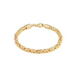 Kuzzoi Armband 925 Sterling Silber Twisted in Gold | Gr.: 21 cm