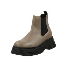 Steve Madden Leder-Chelsea-Boots in Hellbraun/ Schwarz | Gr.: 40