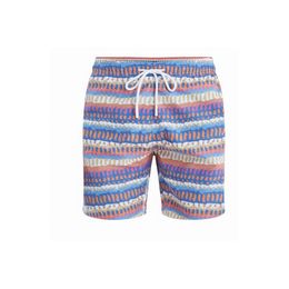 BLACKSPADE Fits perfect Badeshorts Short Print mit kurzem Bein in Colorful Pattern | Gr.: S