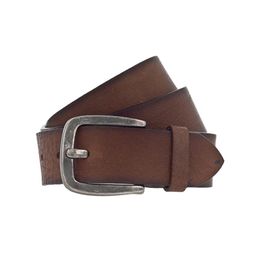 Vanzetti G&uuml;rtel Leder in dark brown | Gr.: 95 cm