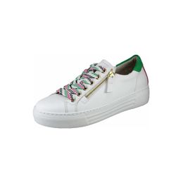 Gabor Comfort Sportliche Schn&uuml;rschuhe in Wei&szlig; | Gr.: 42,5