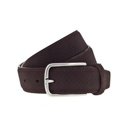 Vanzetti G&uuml;rtel Leder in dark brown | Gr.: 90 cm