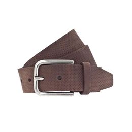 Vanzetti G&uuml;rtel Leder in dark brown | Gr.: 90 cm