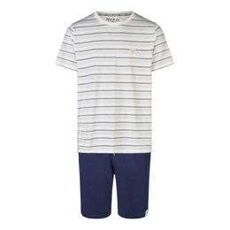 Phil & Co. Berlin Pyjama Shorty in streifen-dunkelblau | Gr.: XL