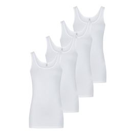 Only Top ONLLIVE LUV Tank Top 4er Pack in Wei&szlig; | Gr.: XL