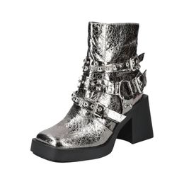 Steve Madden Stiefelette in Pewter | Gr.: 40