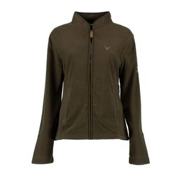 OS-Trachten Fleecejacke Kroios in khaki/schlamm | Gr.: 52