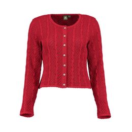 OS-Trachten Strickjacke Tikepe in mittelrot | Gr.: 34