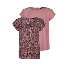 DENIMFY T-Shirt DFAda 2er Pack in Rosa | Gr.: L