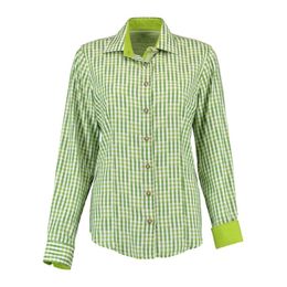 OS-Trachten Trachtenbluse Prigmi in giftgr&uuml;n | Gr.: 38