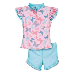 Playshoes UV-Schutz Bade-Set Schmetterlinge in Rosa | Gr.: 122/128