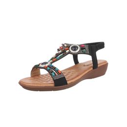 Ital-Design Sandale & Sandalette in Schwarz | Gr.: 36