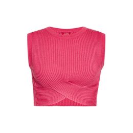 Swirly Damen Crop-Top in PINK | Gr.: S