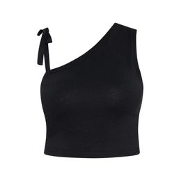 NAEMI Damen Crop-Top in SCHWARZ | Gr.: S