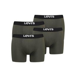 Levi's Levi ́s Boxershort 4er Pack in Khaki | Gr.: L