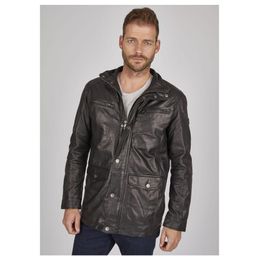 Bugatti Lederjacke BUDAVID in Schwarz | Gr.: 48